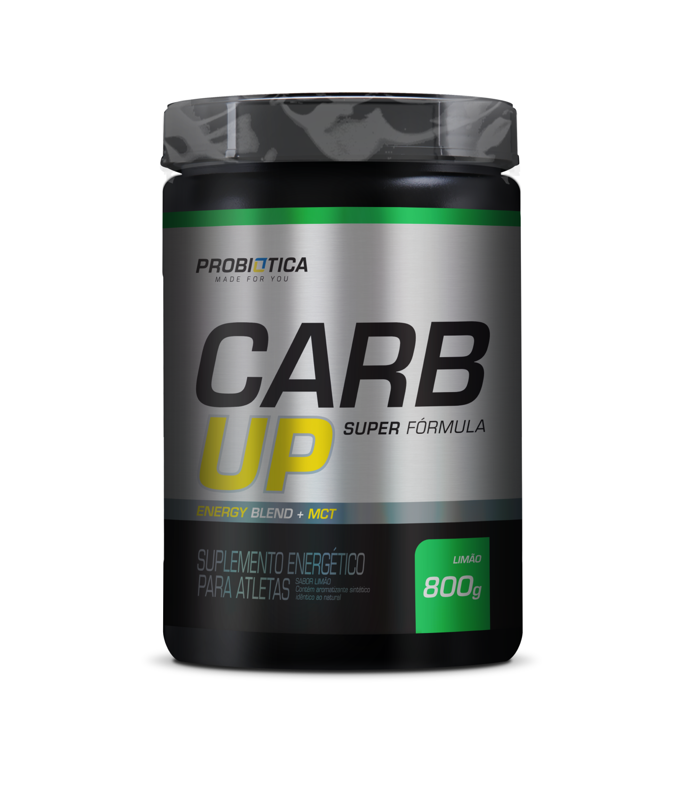 Carb Up Super Fórmula 800g - Limão | Probiotica Portugal